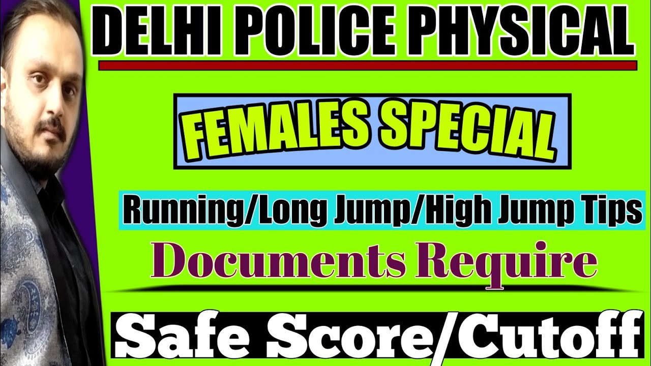 DELHI POLICE FINAL CUT OFF 2021 FOR FEMALES | DELHI POLICE PHYSICAL ...