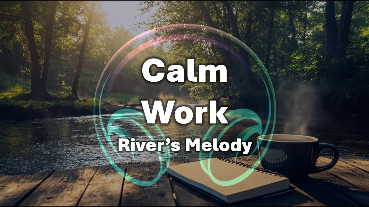 [1 hour] Calm Work Music🎵 River’s Melody | Stay Focused with Flowing ...