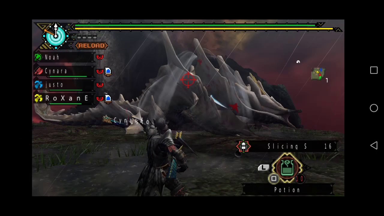 Monster hunter portable 3rd : amatsu (4 man team) - YouTube
