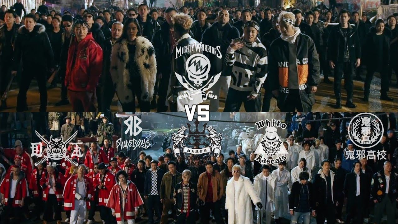 HIGH AND LOW THE MOVIE - MIGHTY WARRIORS vs SWORD Full Fight - YouTube