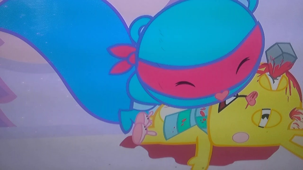 Happy Tree Friends giggles through a pebble from snow from cuddles ...