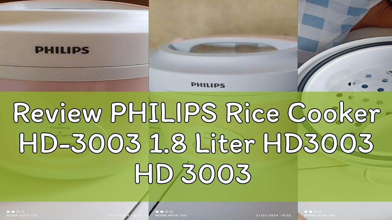 Review PHILIPS Rice Cooker HD-3003 1.8 Liter HD3003 HD 3003 Garansi ...