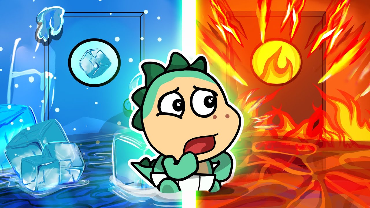 🏊‍♂️ Hot vs Cold Pool Challenge 🥵🥶 | Learn Good Habits & Enjoy Fun ...