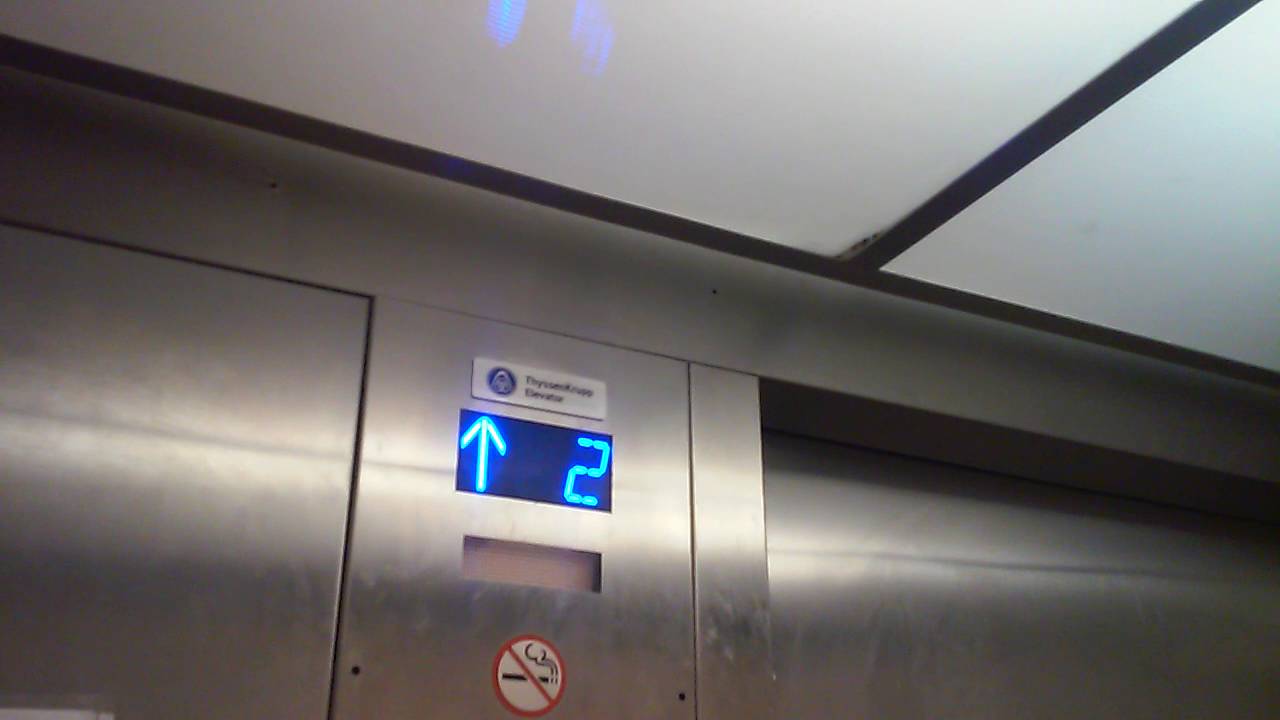 ThyssenKrupp Hydraulic Elevator #1 at an Undisclosed Location - YouTube