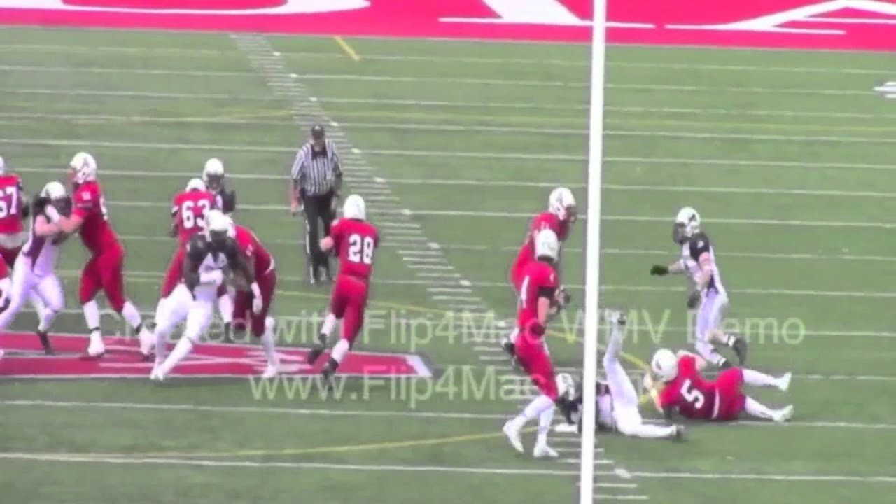 Brian Jones WR 2016 NFL/CFL Draft Prospect BLOCKING Acadia University ...