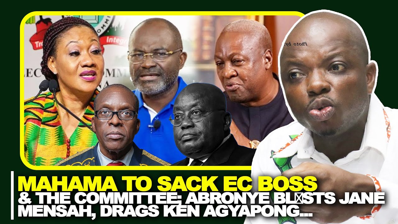 I Support Mahama To Sack EC Boss & The Committee; Abronye Blɑsts Jane ...
