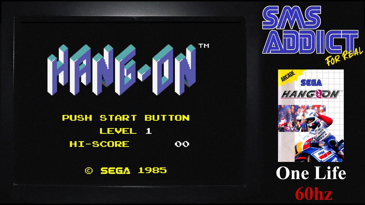 Hang-On - Master System 60hz-60fps - One Life - Sans Commentaire - YouTube