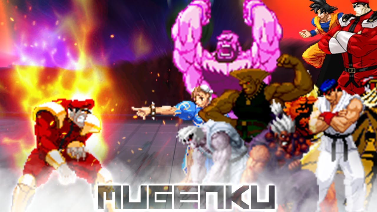 New Challenger! God Vega Bison vs Hyper Street Fighter! ft Goku. MUGEN ...
