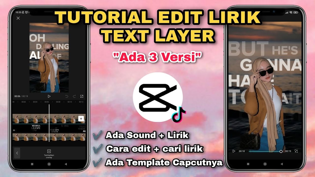 Tutorial Edit Video LIRIK TEXT LAYER / TEXT OVERLAY - YouTube
