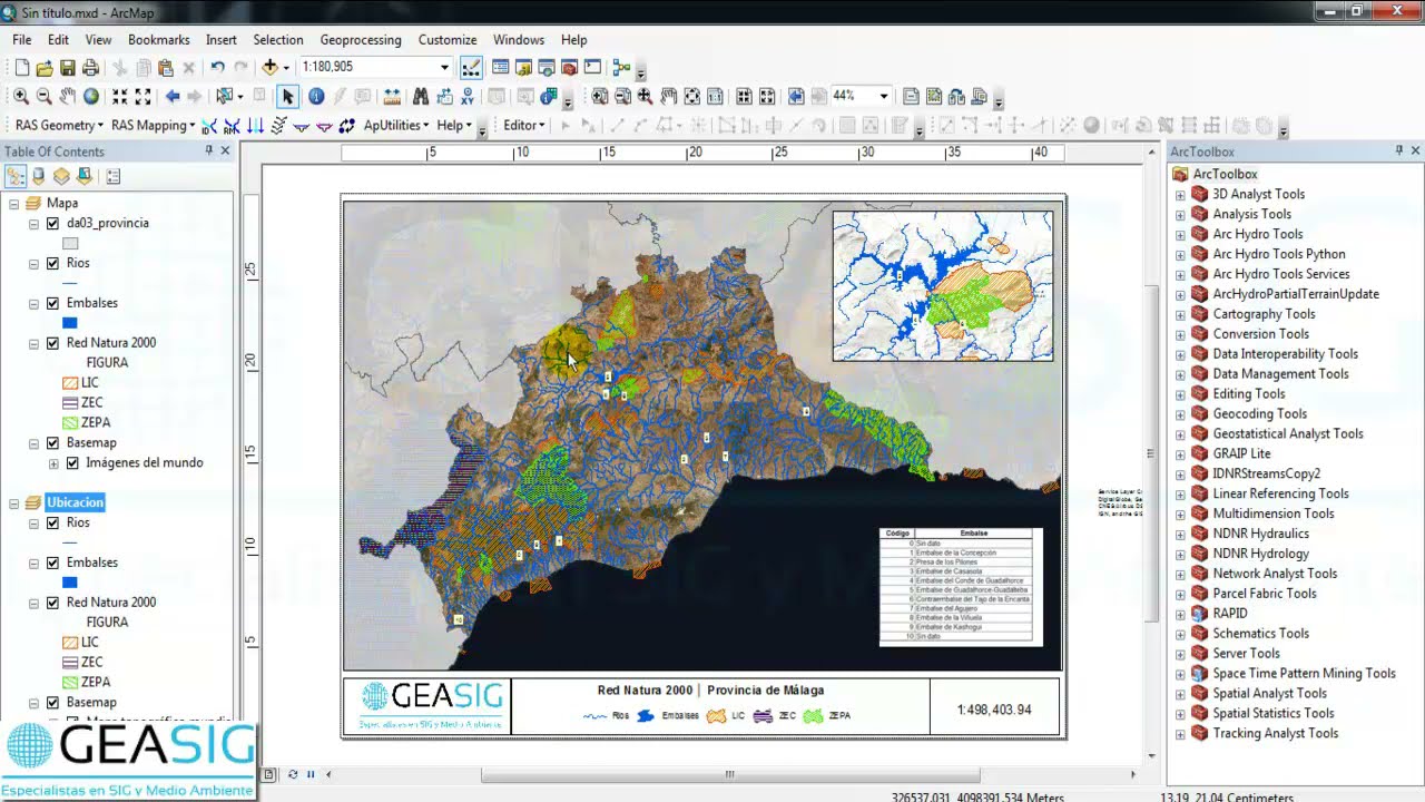Mapa ubicación con ArcGIS - YouTube