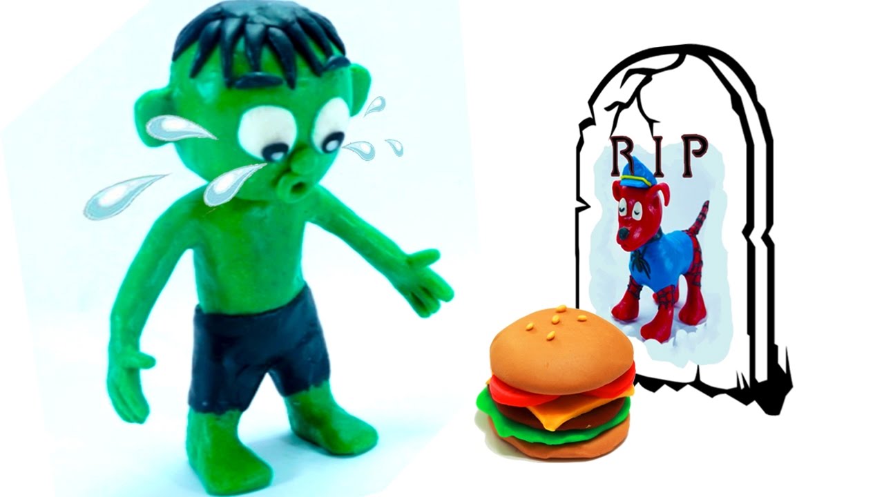 Hulk Bad Baby RIP Spiderman Dog Steal Hamburger Superhero In Real Life ...