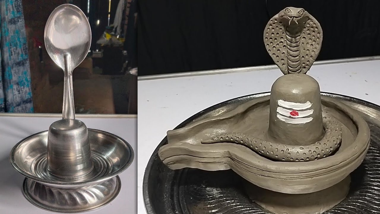 घर पर शिवलिंग बनाने का सबसे आसान तरीका 🥰/ How to make shivling at home ...