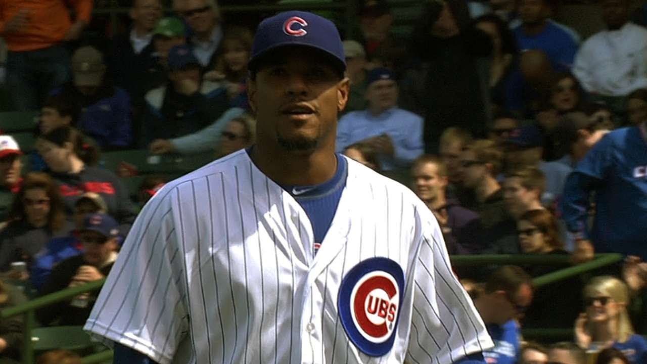 NYM@CHC: Jackson pitches into the seventh for Cubs - YouTube