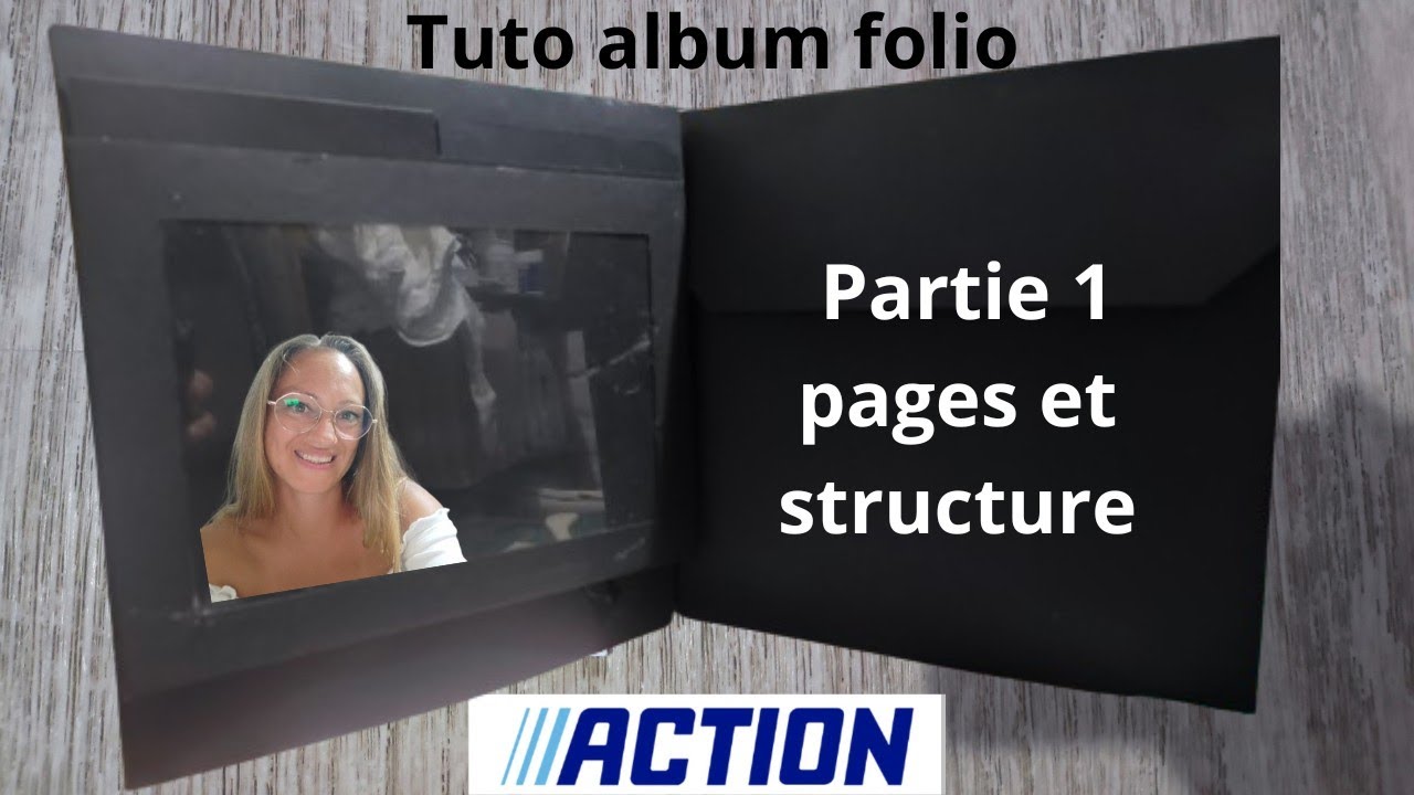 Tuto partie 1 album folio structure et pages. - YouTube