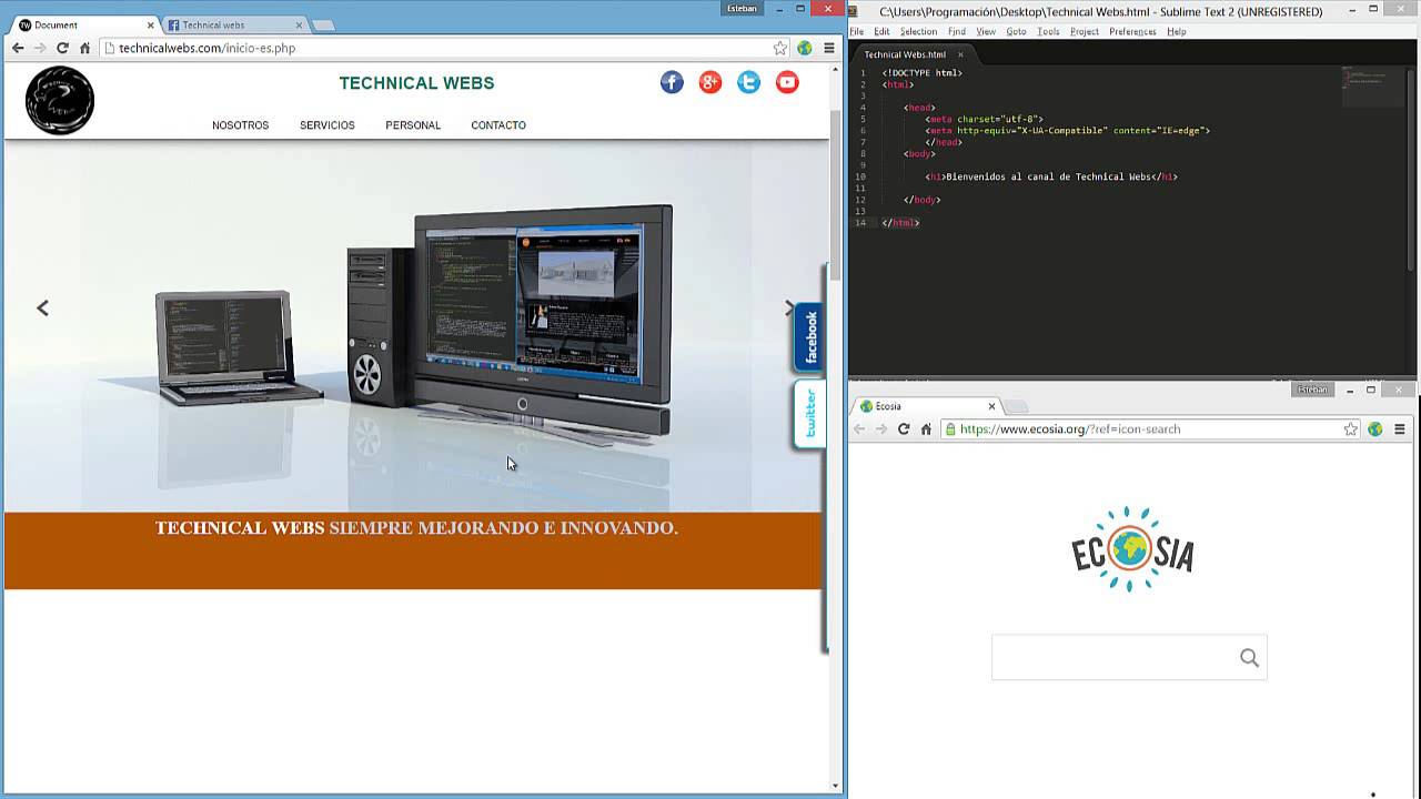 ¡Bienvenidos! "Technical Webs" - YouTube