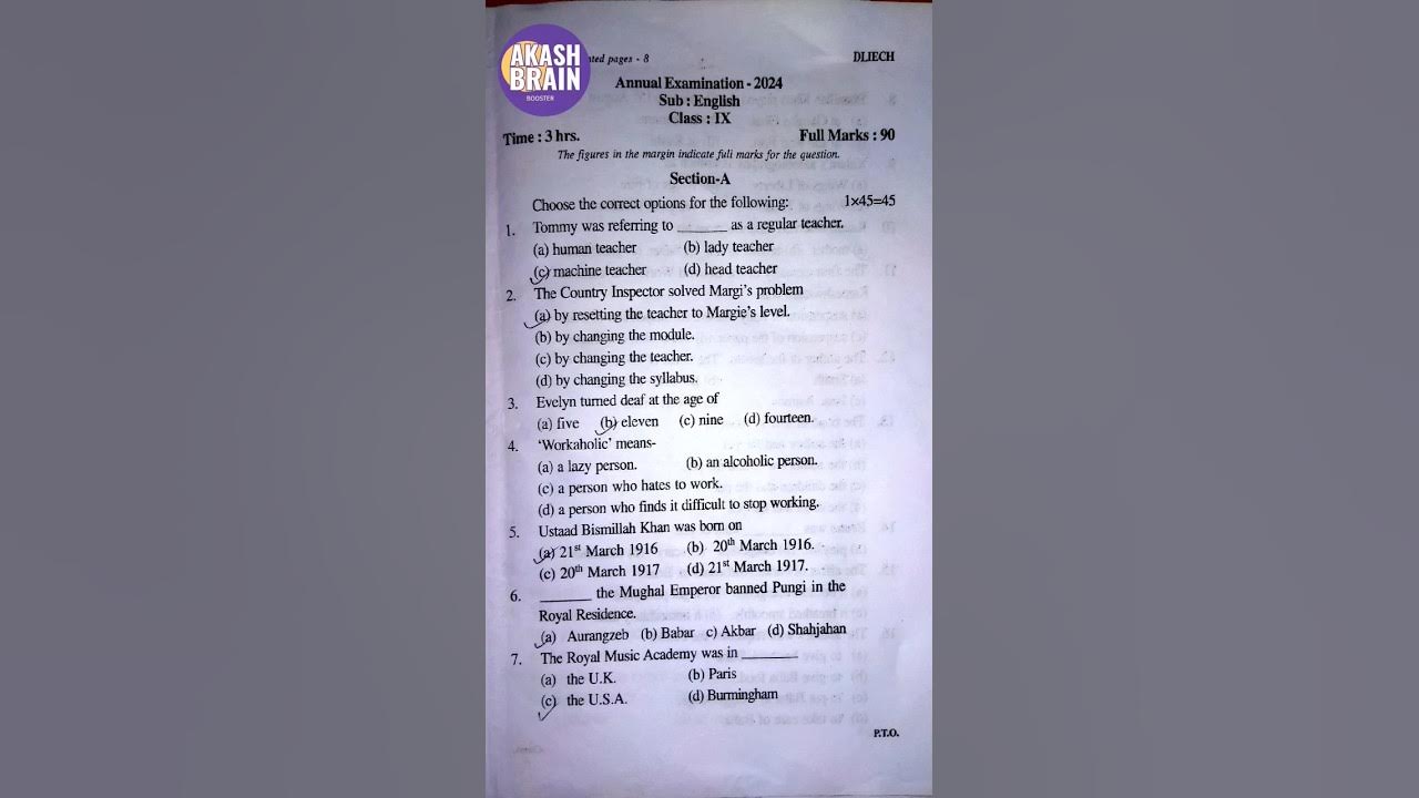Class 9th Seba Annual Exam English Question Paper 2023 24 Hojai class-9th-seba-annual-exam-english-question-paper-2023-24-hojai
