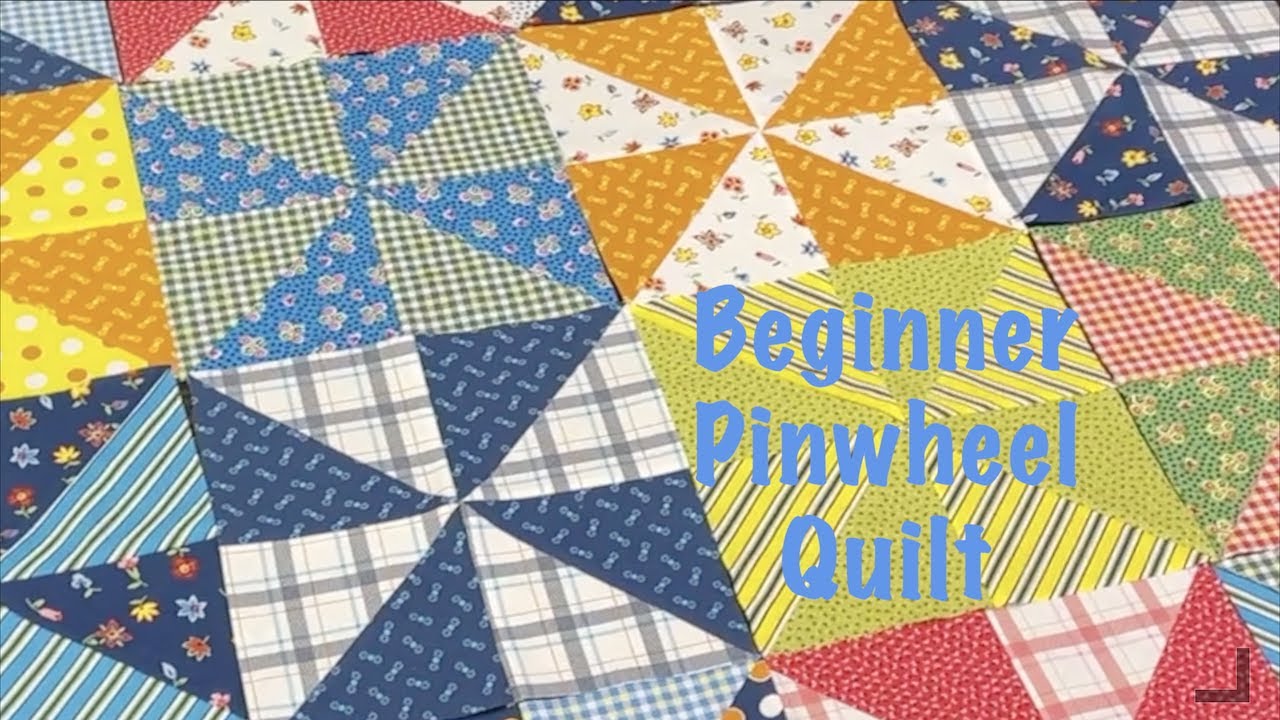 Beginner Pinwheel Quilt Using a Layer Cake - YouTube