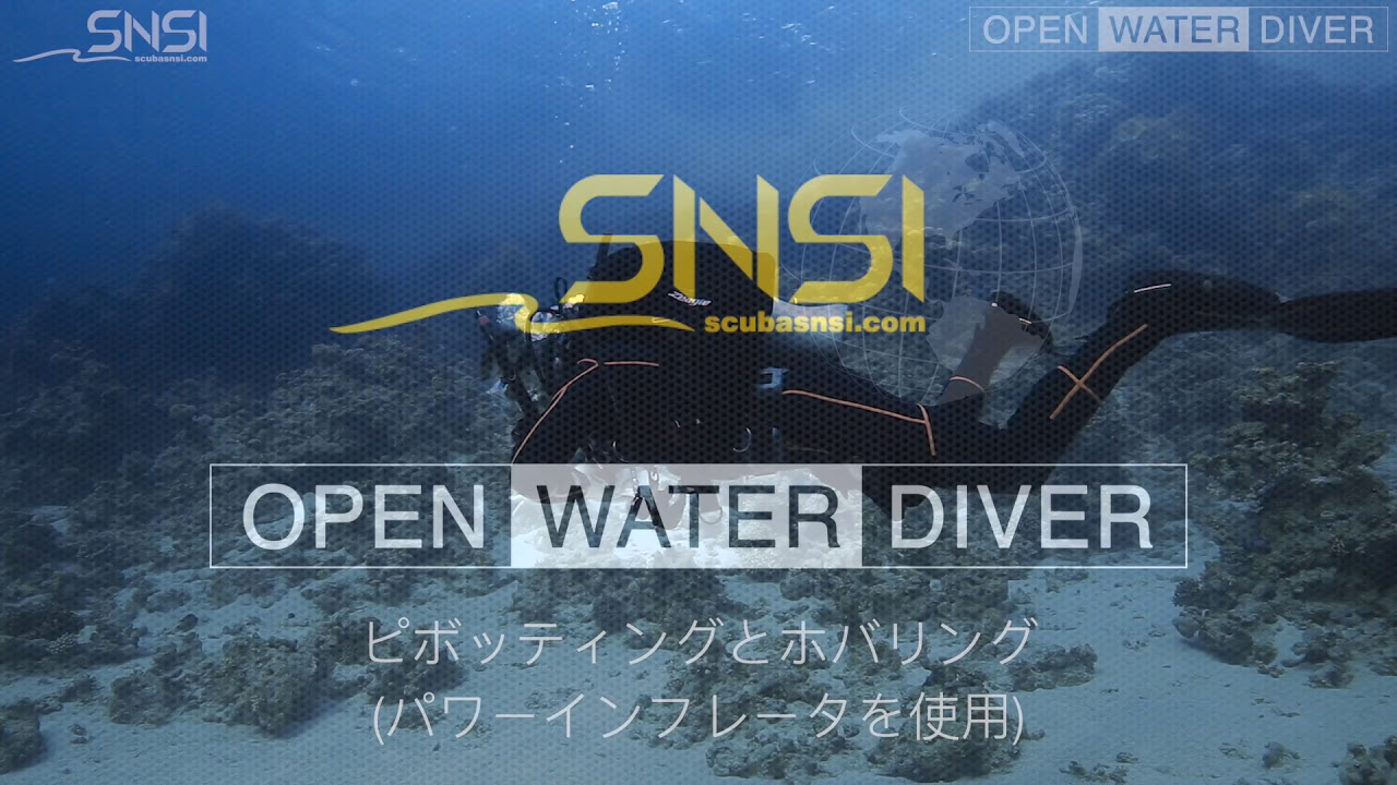 SNSI Open Water Diver JP - Session 2: Scuba Skills #1 - YouTube