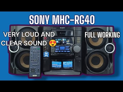 SONY MHC-RG40 (SOLD OUT IN LUDHIANA)review call at 7814782002. #sony # ...
