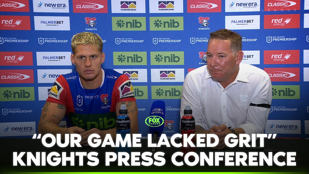 "We got a lesson in how to win a footy game" | Newcastle Knights press ...