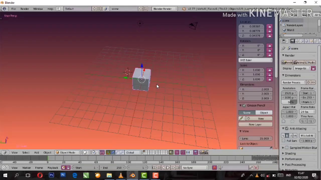 Tutorial membuat TV di blender 2.77 - YouTube