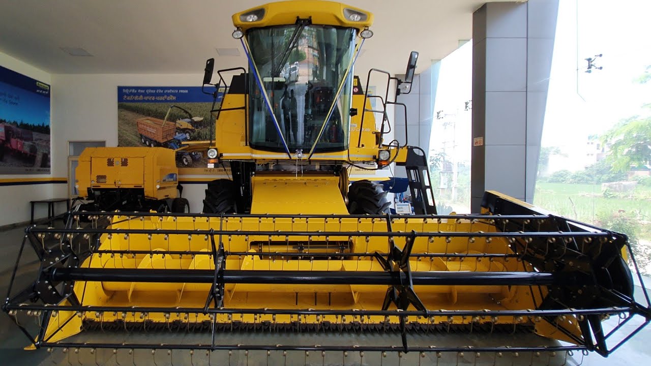Full Review New Holland Tc5.30 Harvester Ac cabin - YouTube