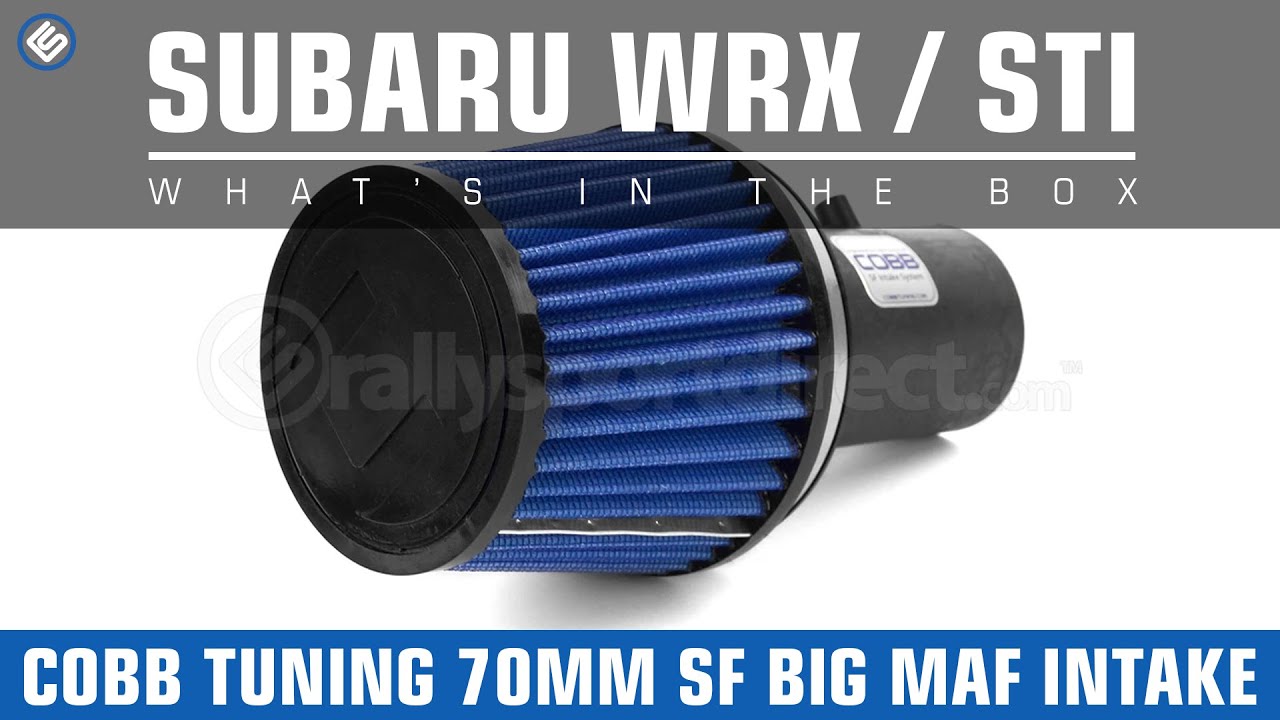 COBB Tuning Subaru WRX/STI 70mm SF Big MAF Intake - What's in the Box ...