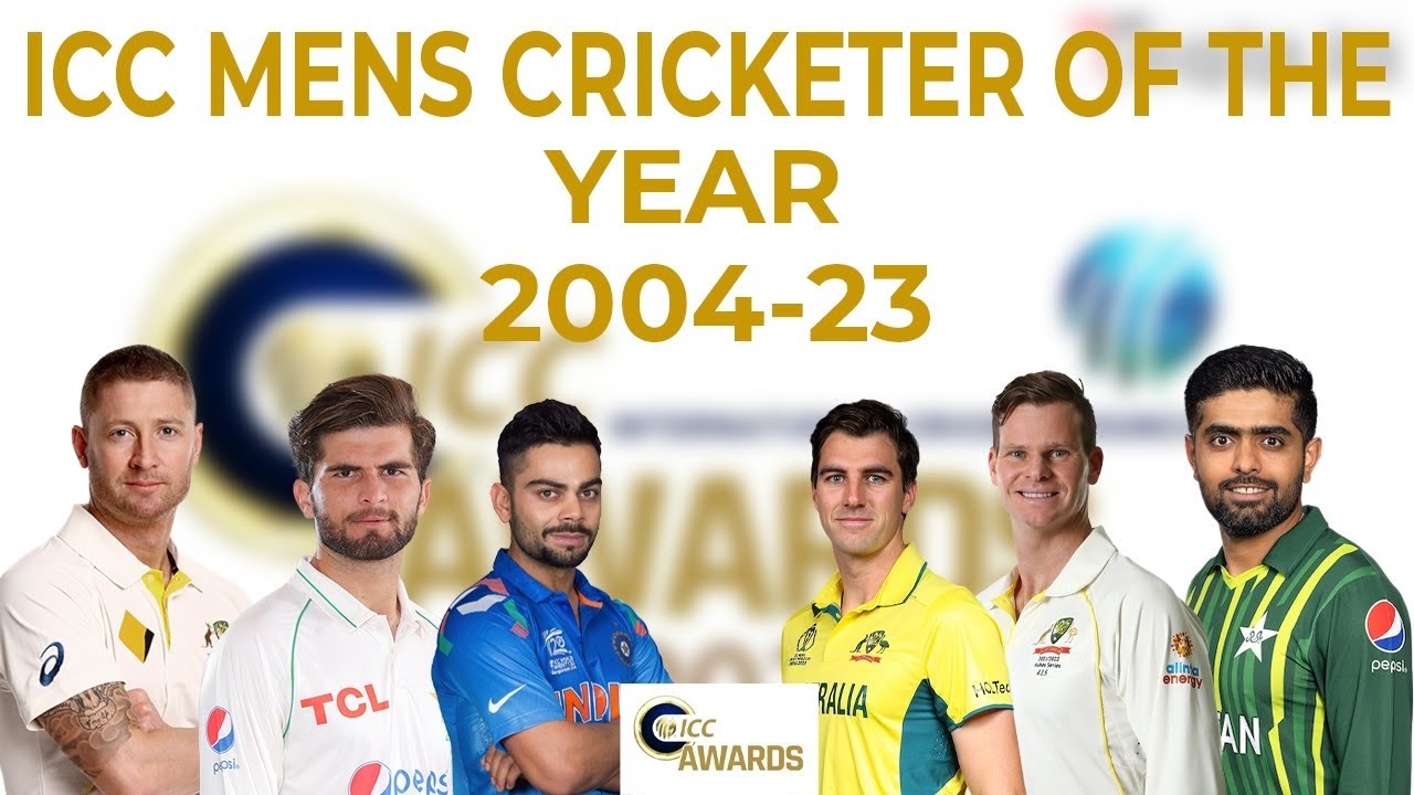 Complete list..ICC Mens Cricketer Of The Year...2004-23...Rowais speaks ...