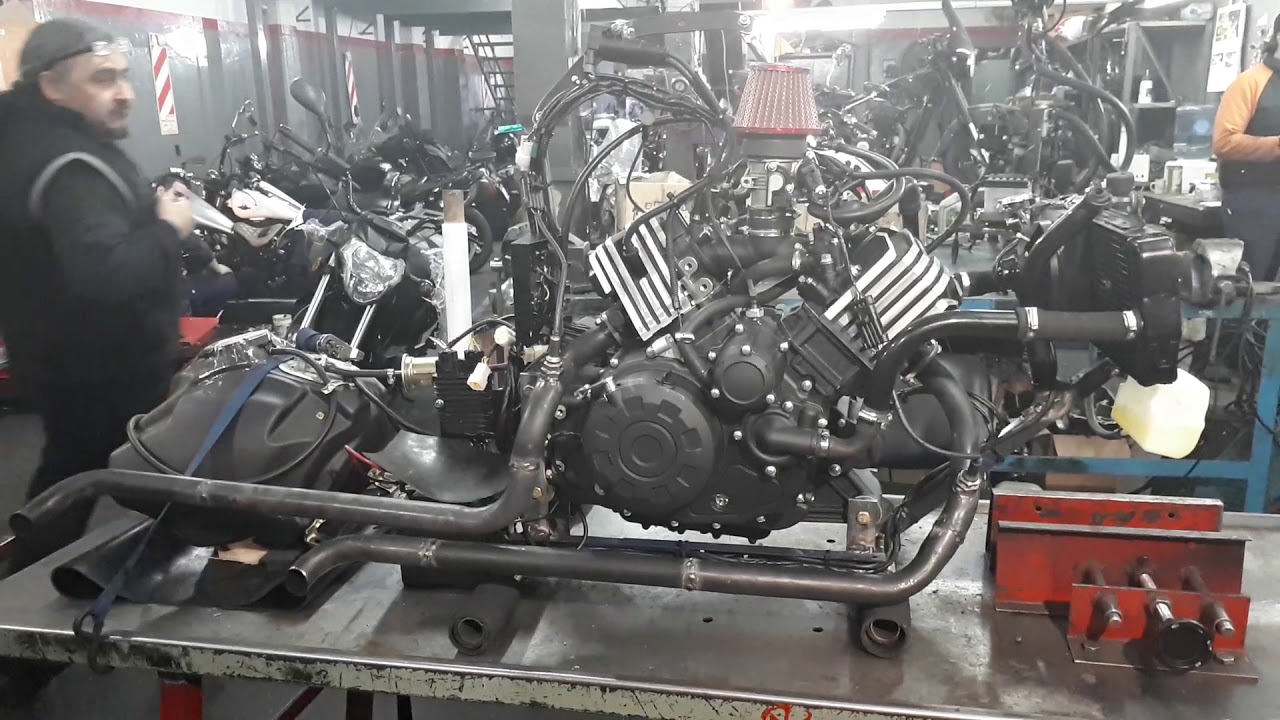 RVM V800cc. Primera puesta en marcha. - YouTube
