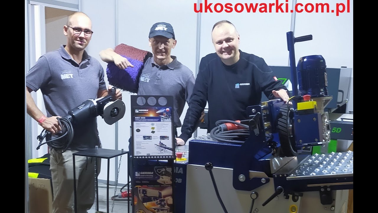 Ukosowarki & zatępiarki blach na Toolex 2022 - YouTube