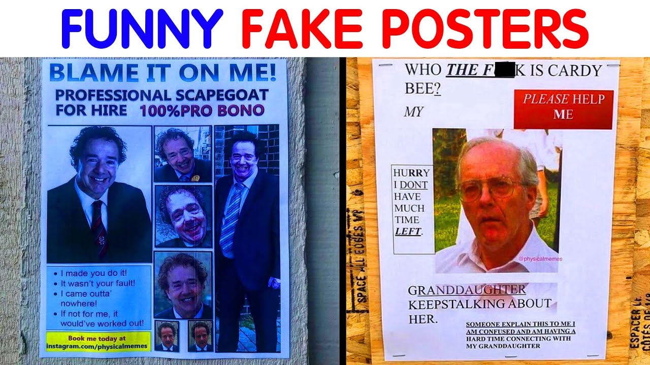 Hilarious Fake Posters Around the City That Will Make You Smile (NEW ...