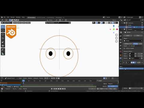 How to rig 2D EYE without armature - 2D Animation-Blender 2.8 - YouTube