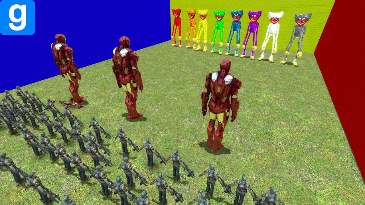 Poppy Playtime battles in Gmod - YouTube