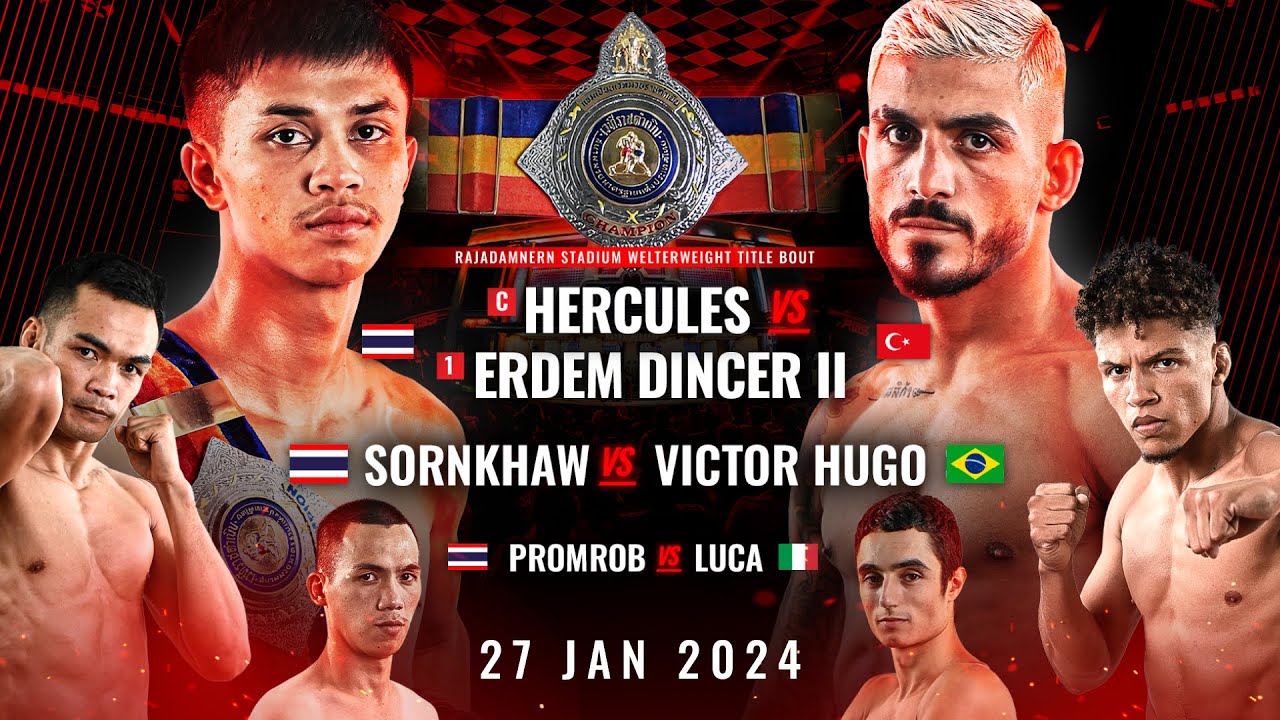 เทปบันทึกภาพศึก Full Event l RWS Fight Night 27/01/2024 - YouTube