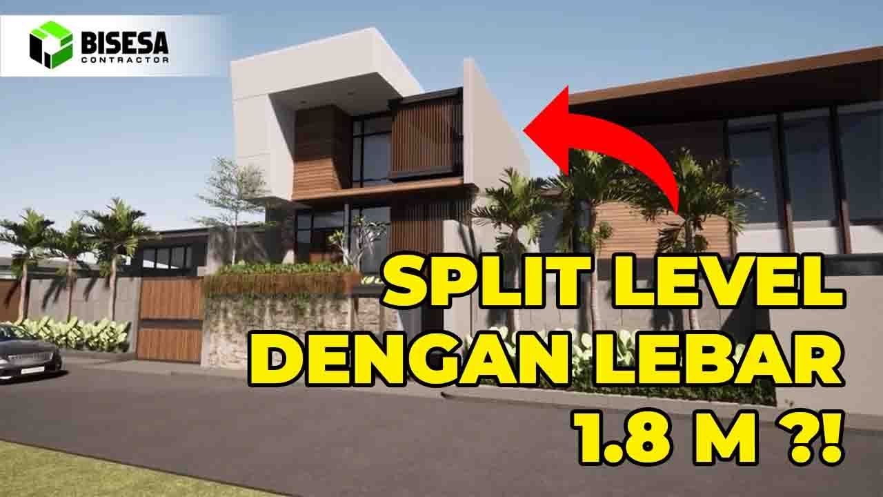 INSPIRASI DESAIN RUMAH SPLIT LEVEL MINIMALIS - YouTube