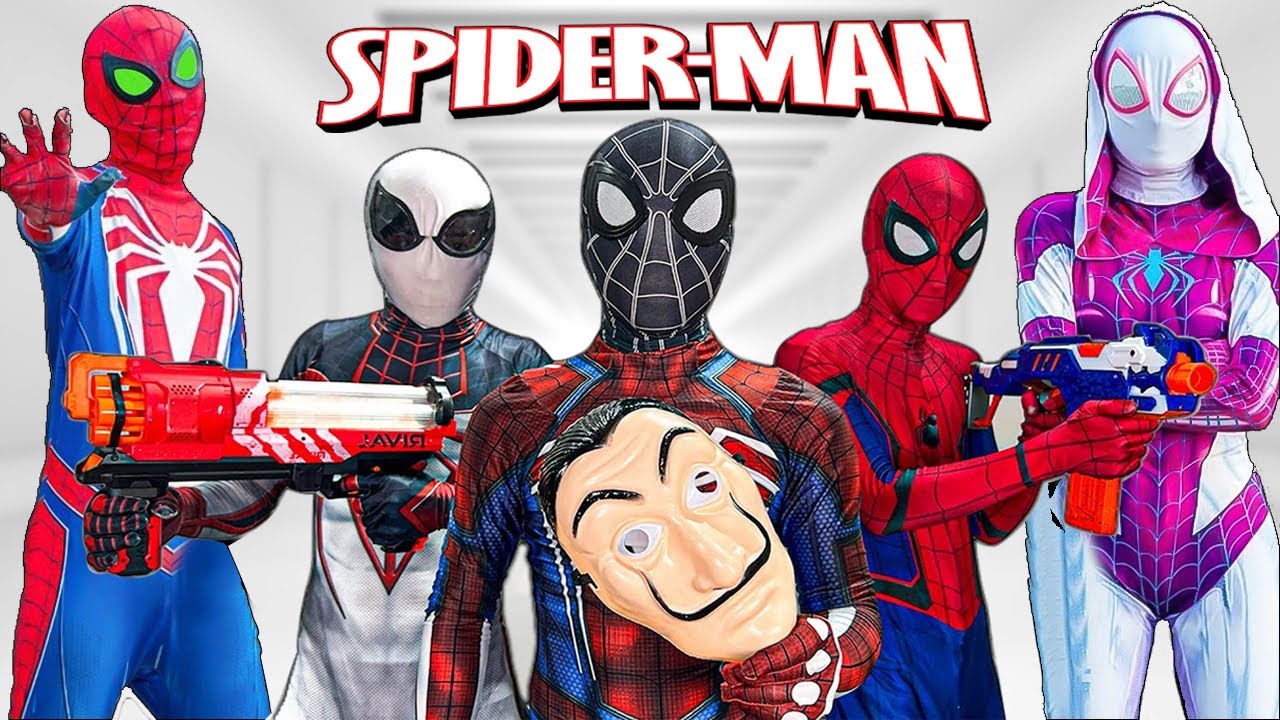 PRO 5 Red Spier-Man VS PRO 5 Blue Spider-Man || Spider-Man: Into The ...