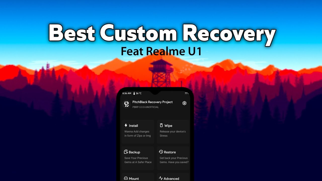 Best Custom Recovery of 2020 || The Recovery i use || Feat Realme U1 ...