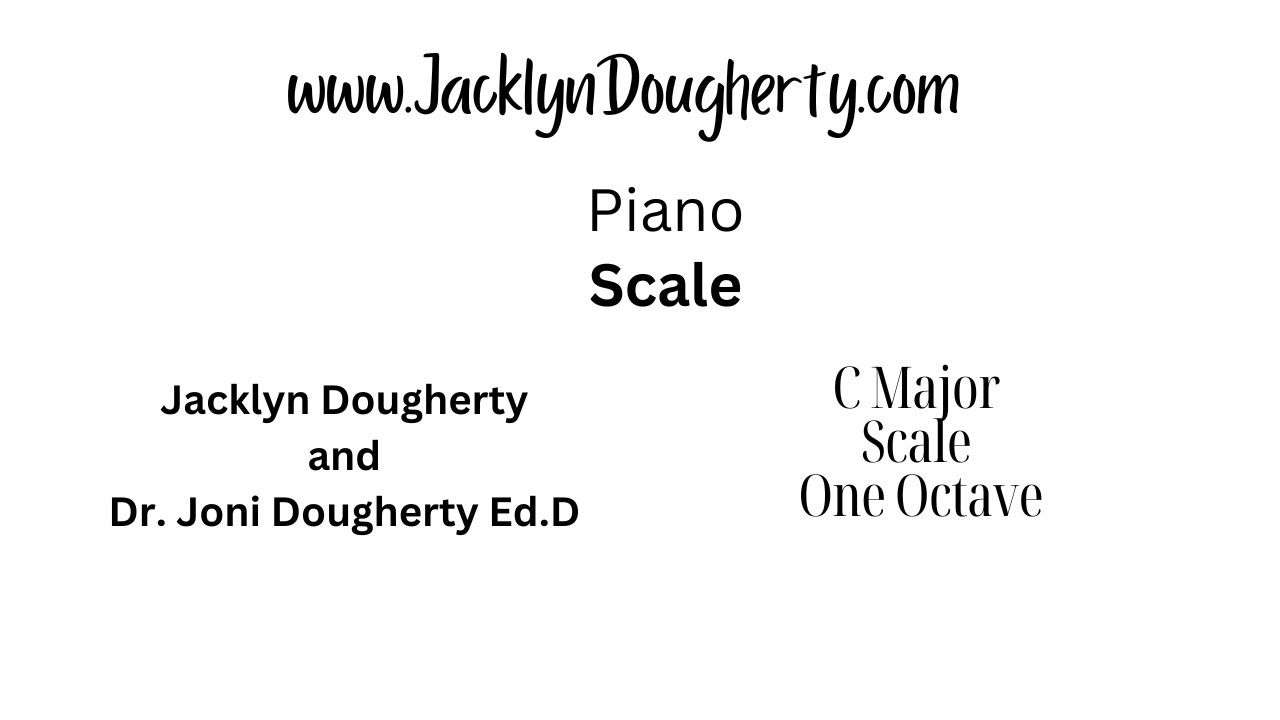 C Major Scale One Octave - YouTube