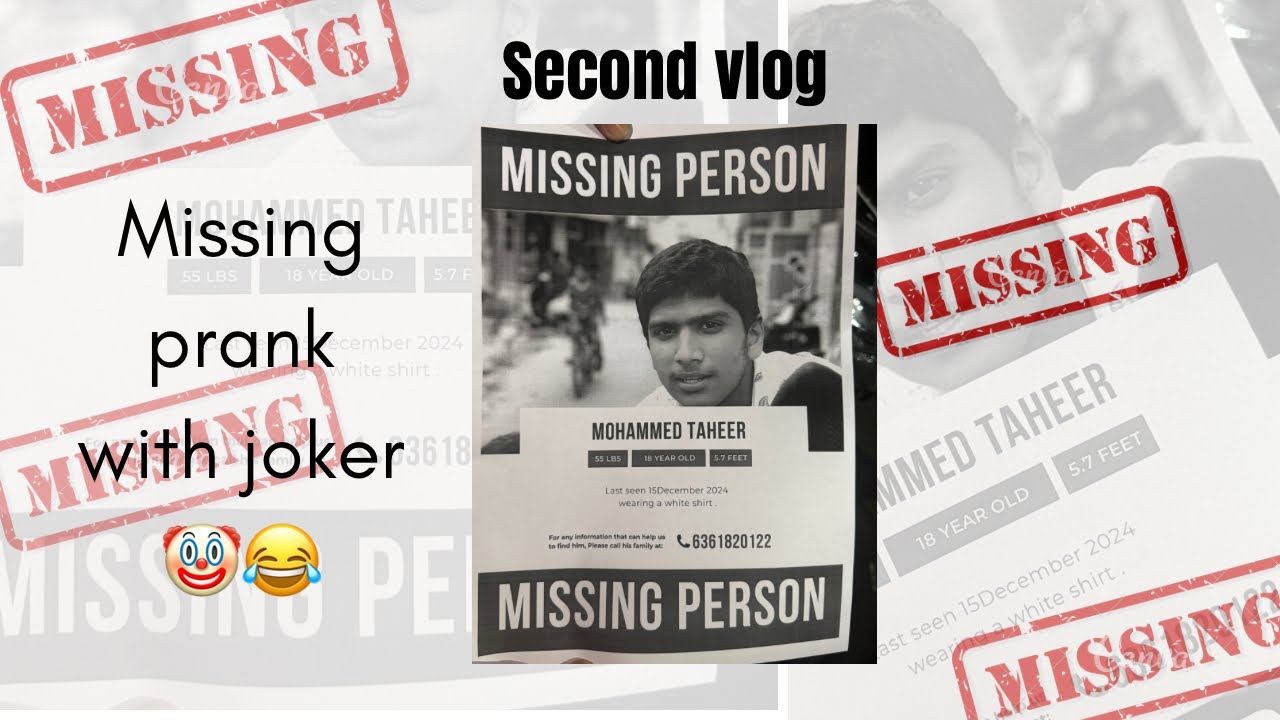 ‘Missing prank with joker🤡😂 - YouTube