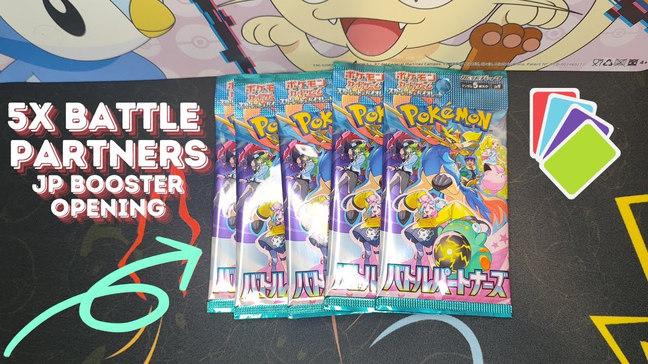 Pokemon TCG Battle Partners Japan Booster Packs opening Journey ...