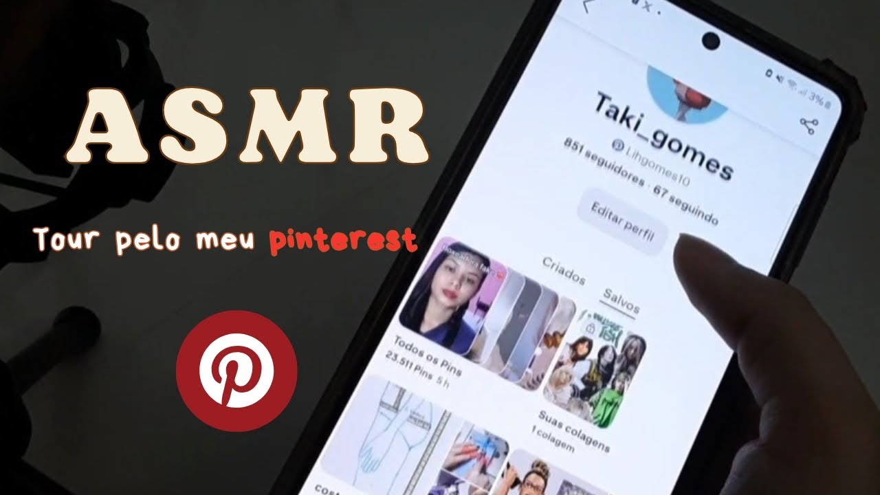 ASMR Tour pelo meu pinterest | Susurros - YouTube