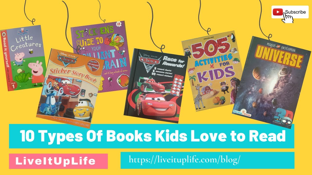 10 Types Of Books Kids Love To Read Live It Up Life YouTube 10 Types Of Books Kids Love To Read Live It Up Life YouTube