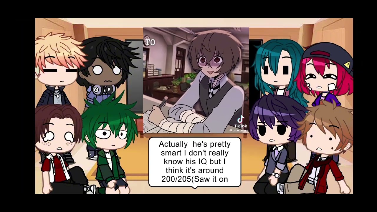 Tmf react to drew as dazai #Zander x Luke #one sided Fyozai #angst #bsd ...