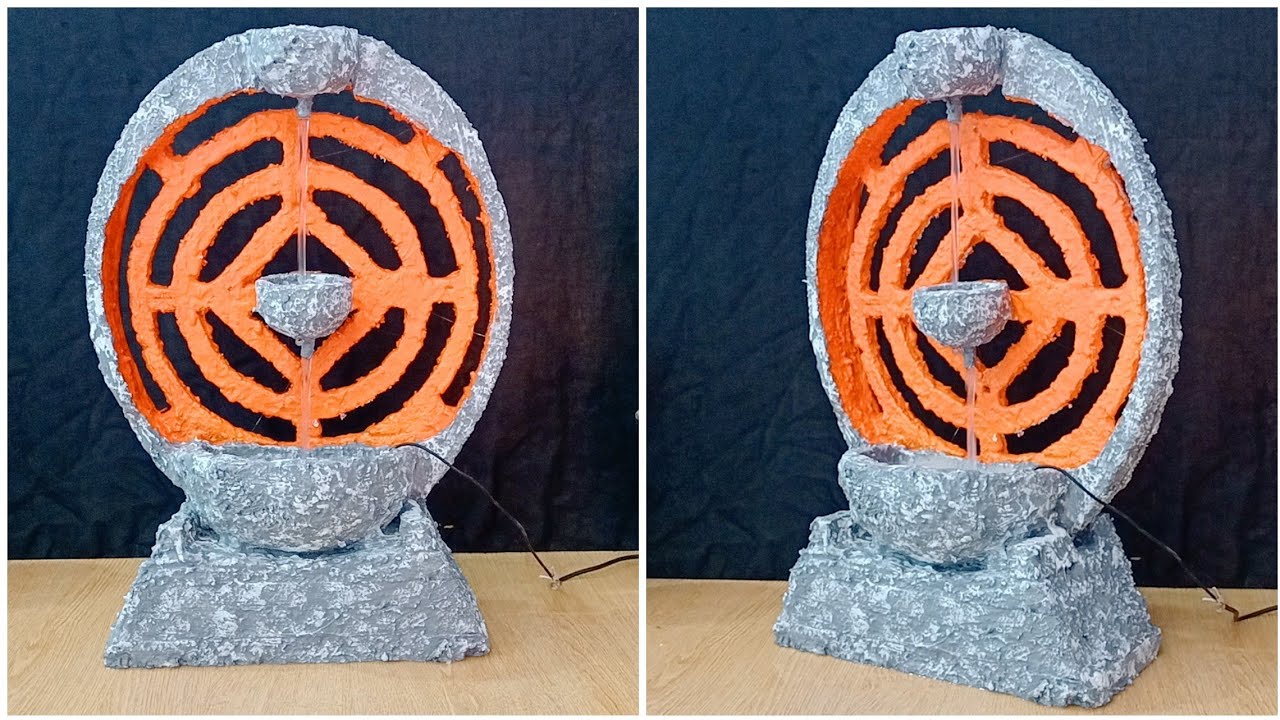 Lamp Style Styrofoam Fountain | Make Thermocol Fountain At Home ...