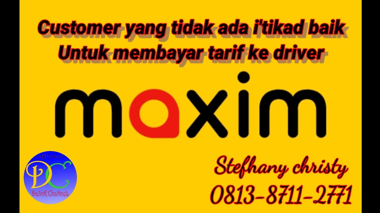 Viral Customer Maxim driver yang tidak ada i'tikad baik membayar jasa ...