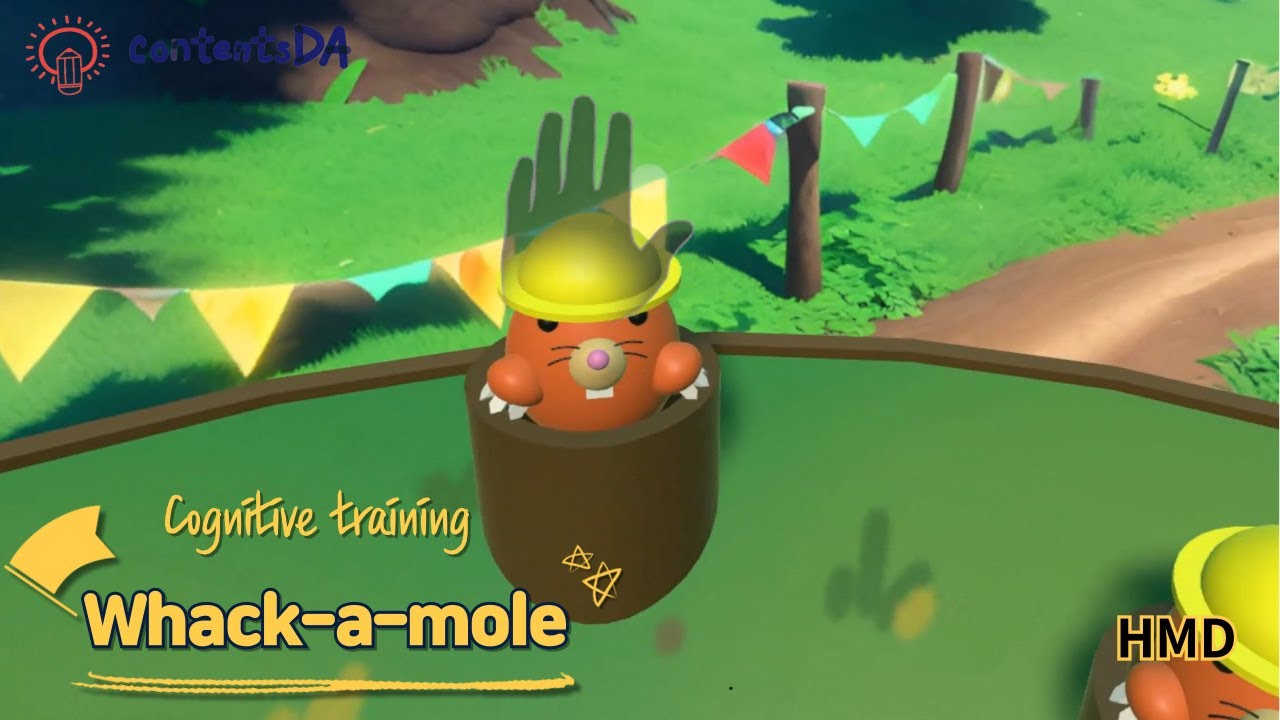 Cognitive training -Whack a mole - YouTube