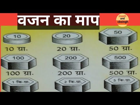 वजन का माप करना सीखें/vajan ka map //वजन क्या होता हैhttps://youtube ...
