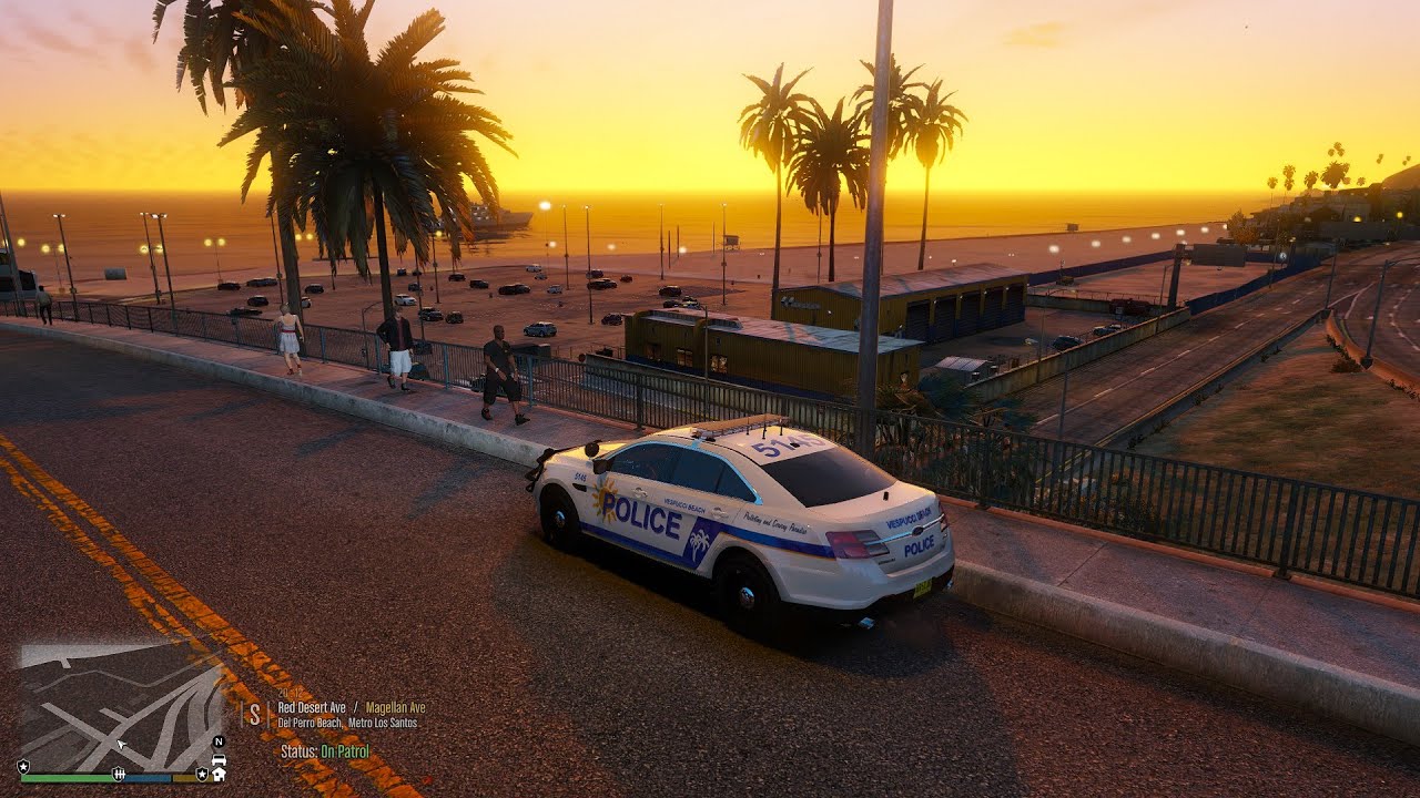 GTA V | LSPDFR | Vespucci PD | Shots Fired x3 | Lucky to be Alive ...