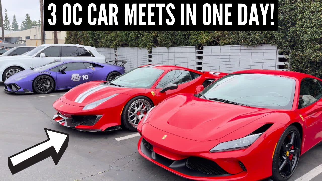 GOING TO 3 OC CAR MEETS IN ONE DAY! ABCVlog Episode 2 @abc.garage - YouTube