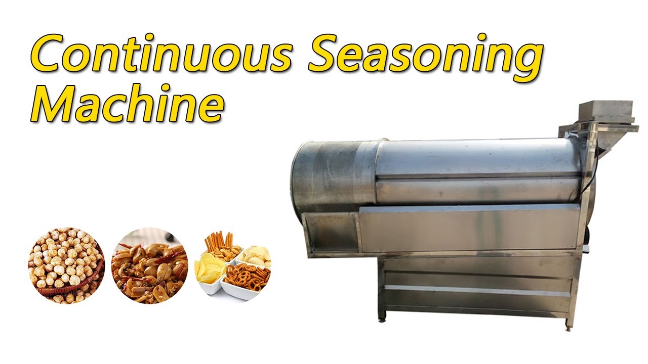 Continuous Potato Chips Seasoning Machine | Snack Flavoring Machine ...